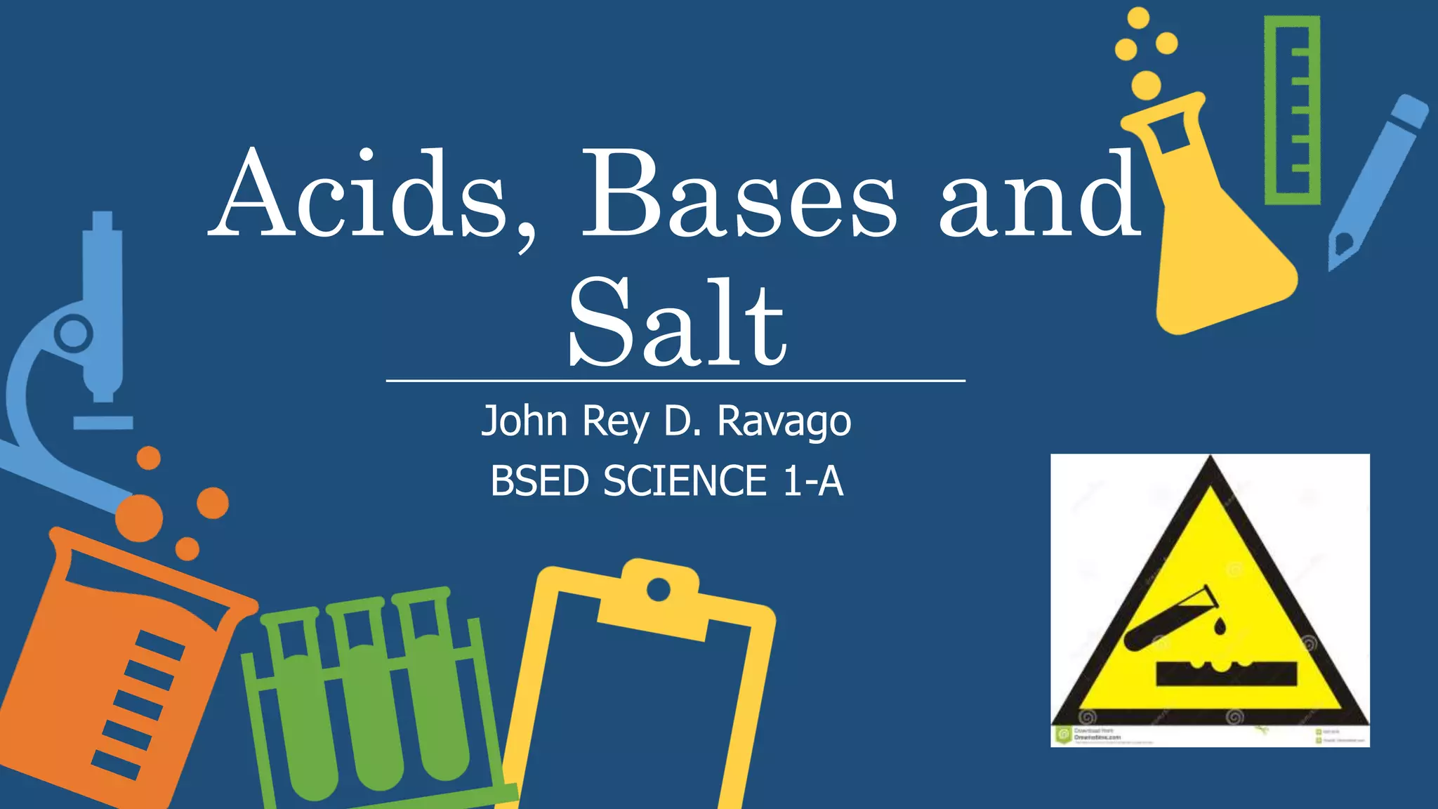Acids, bases and salt | PPTX