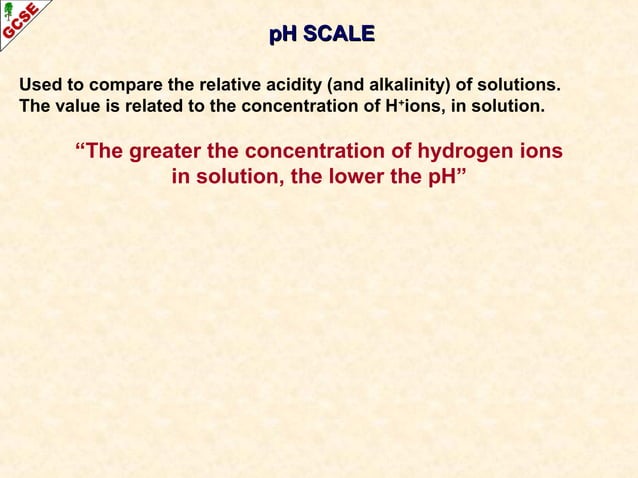 Acids, bases and salts IGCSE Chemistry | PPS | Chemistry | Science