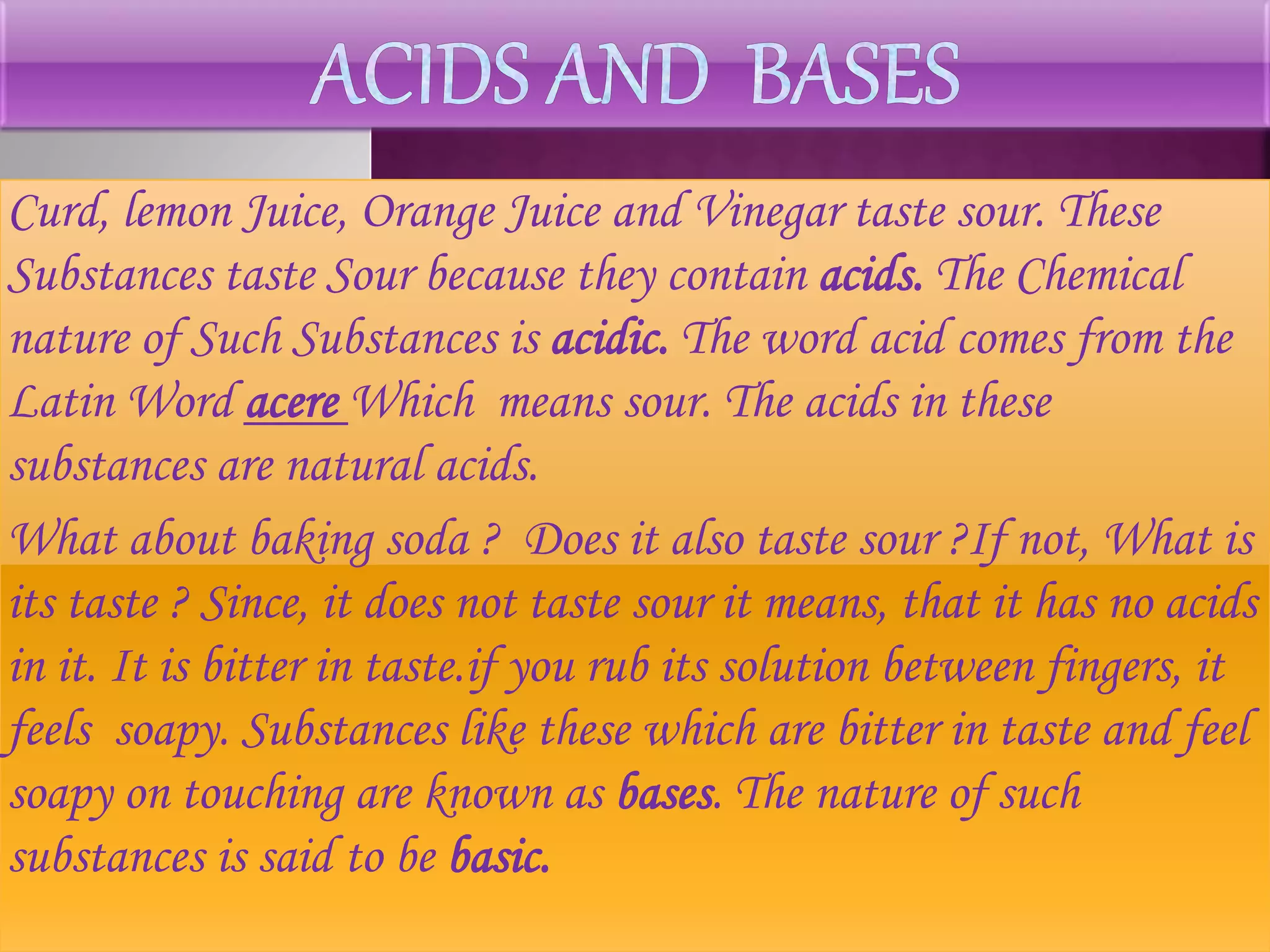 Acids, bases and salts | PPTX