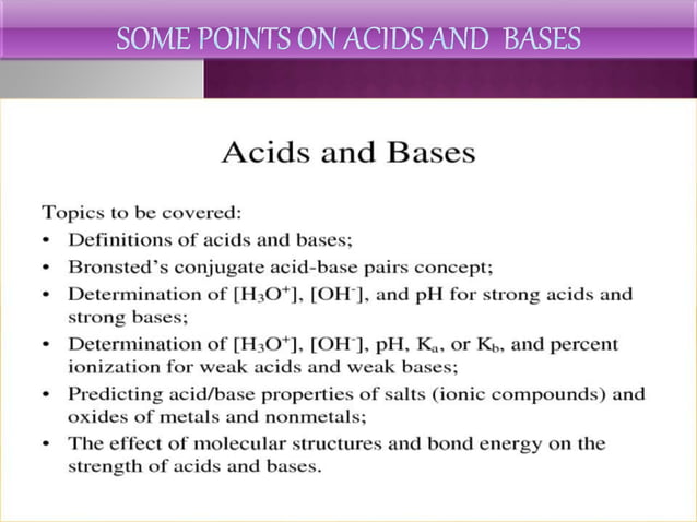 Acids, bases and salts | PPTX