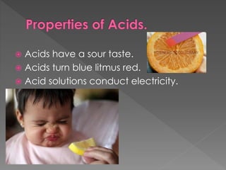 Acids, bases and salts | PPTX