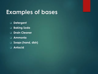 Acids, bases and salts | PPTX