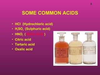 Acids, bases and salts | PPT
