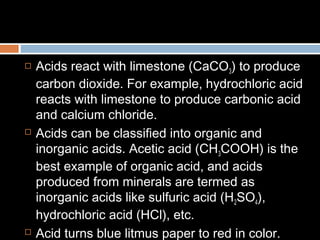 Acids, bases and salts | PPT