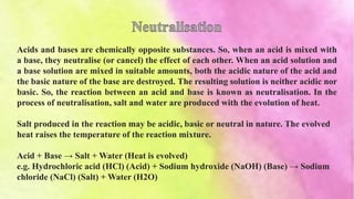 Acids, bases and salts | PPT