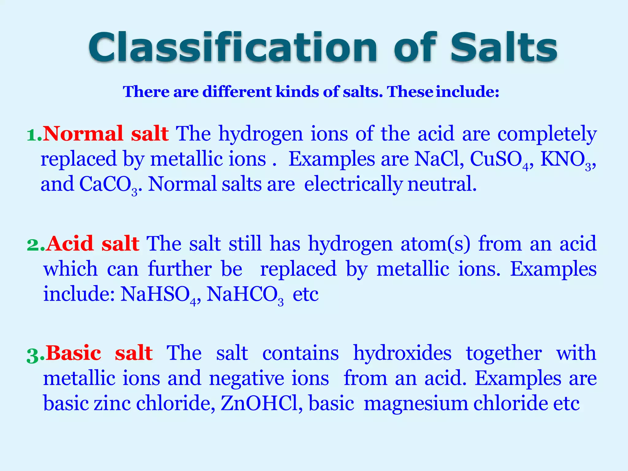 Acids, Bases and Salts | PPTX