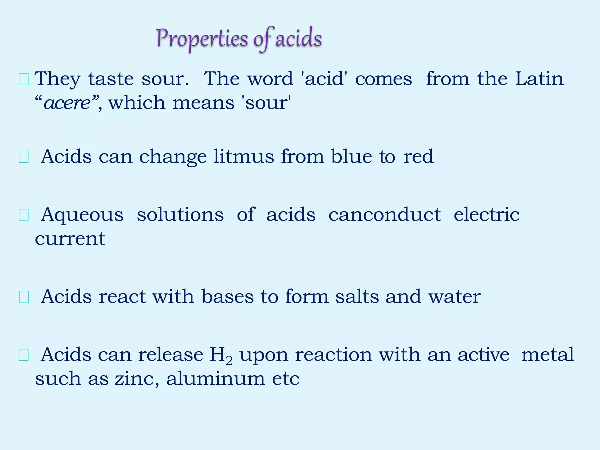 Acids, Bases and Salts | PPTX