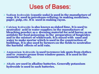 Acids, Bases and Salts | PPTX