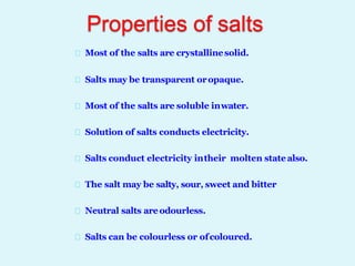 Acids, Bases and Salts | PPTX