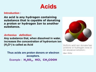 Acids, Bases and Salts | PPTX