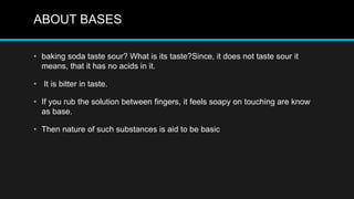 Acids,bases and salts | PPTX
