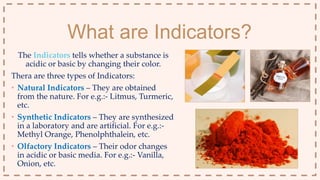 Acids, Bases and Salts Class - 10th | PPTX