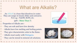 Acids, Bases and Salts Class - 10th | PPTX