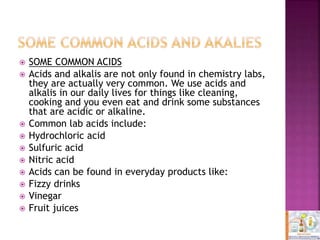 Acids bases and indictors . BASIC IDEAS | PPT