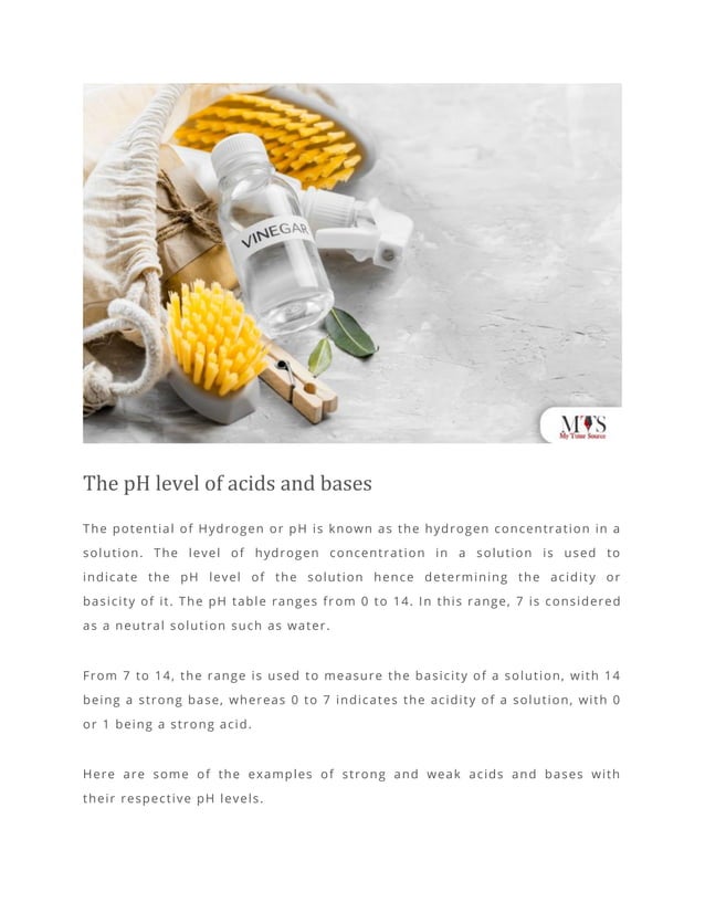 Acids Bases and Their Uses in Our Daily Life.pdf | Chemistry | Science