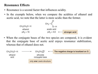 Acids, bases & aromaticity | PPTX