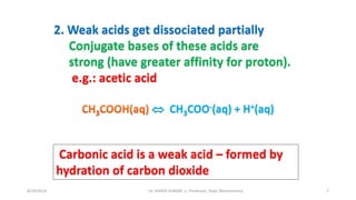 Acids bases buffers and disorders by dr. ashok kumar j | PDF