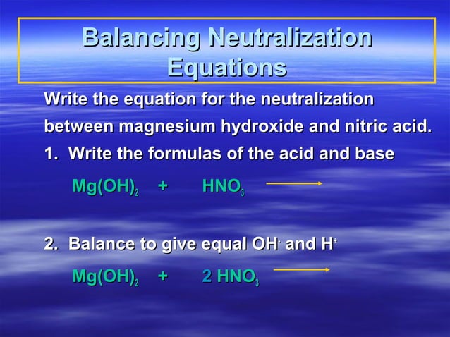 Acids, bases + neutralization | PPS | Chemistry | Science