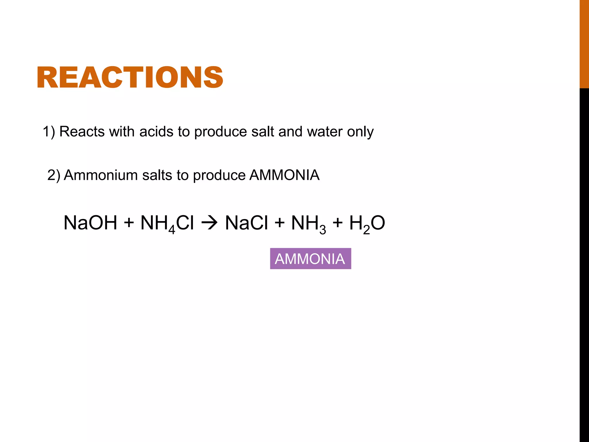 Acids, Bases and Salts (Chemistry 'O' level) | PPTX