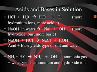 Acids, bases, & salts | PPT