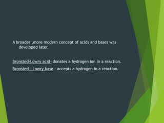Acids, bases, & salts | PPT | Chemistry | Science