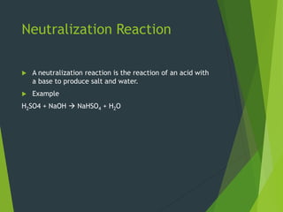 Acids, bases, & salts | PPT