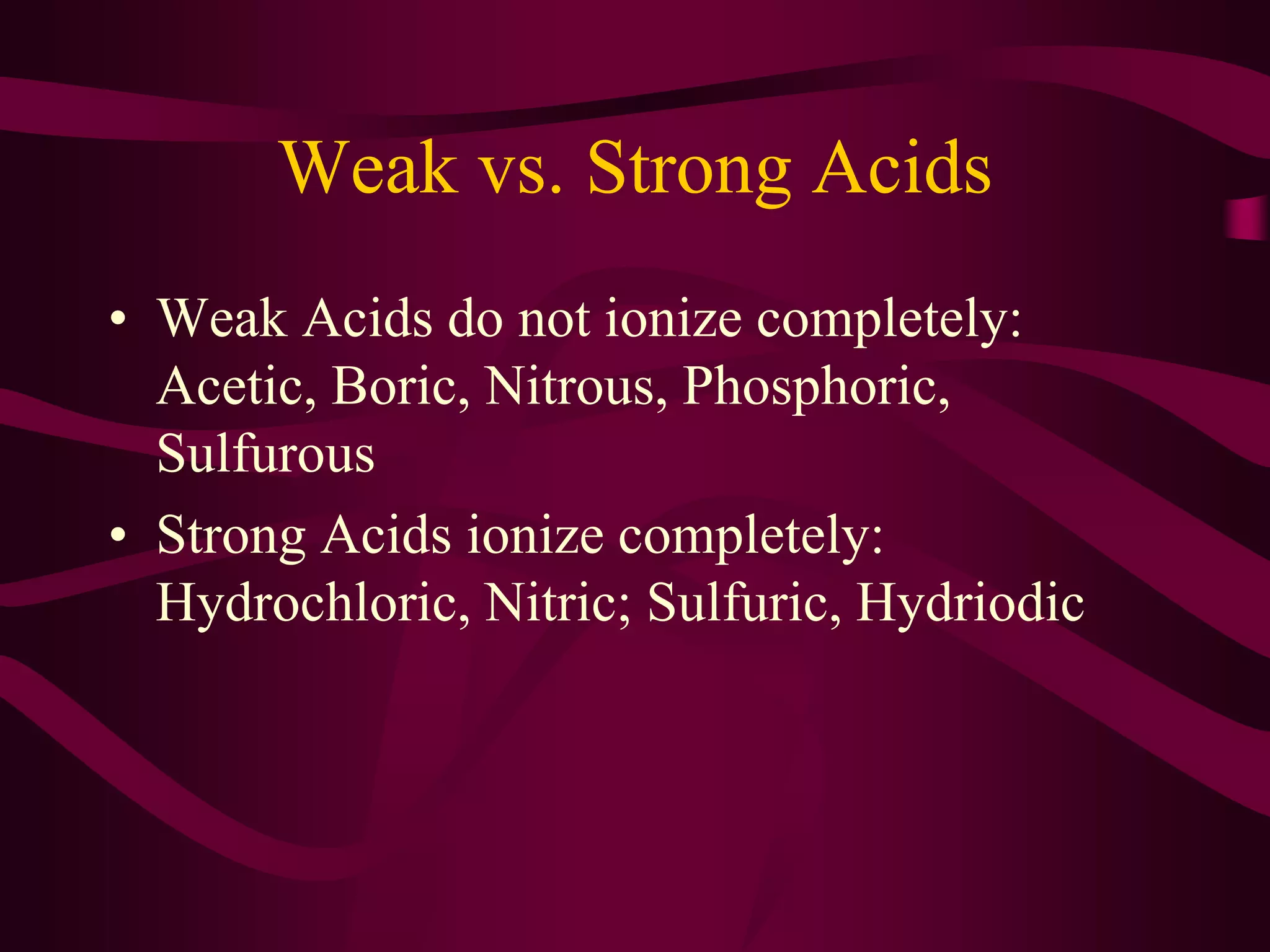 Acids, bases, and salts | PPTX