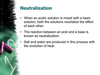 Acids Bases Salts- class 9 | PDF