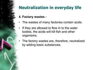 Acids Bases Salts- class 9 | PDF