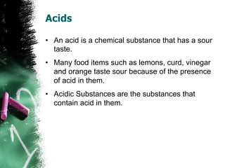 Acids Bases Salts- class 9 | PDF | Chemistry | Science