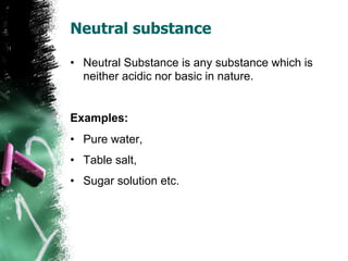 Acids Bases Salts- class 9 | PDF