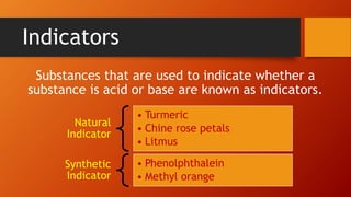 Acids, bases and Salts | PPTX