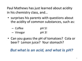 Acids buffers | PPT | Chemistry | Science