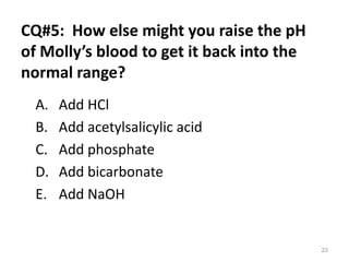 Acids buffers | PPT | Chemistry | Science