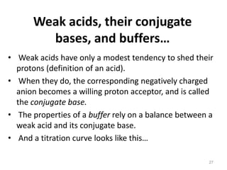 Acids buffers | PPT | Chemistry | Science