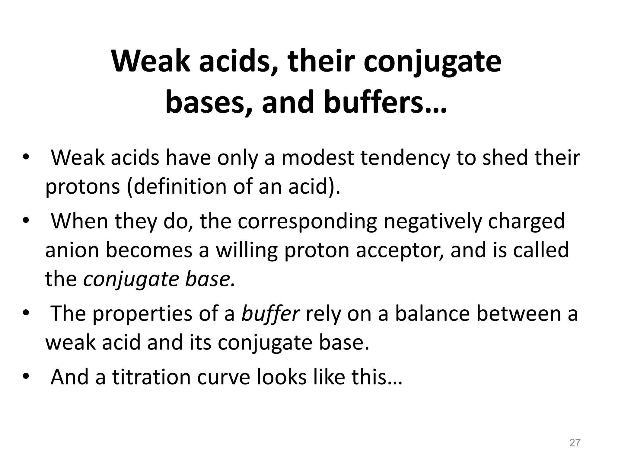 acids, pH and Buffers notes ,ceutics ,chemistry | PPTX