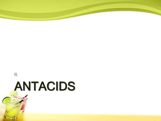 Acid secretion and antacids | PPT