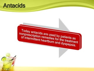 Acid secretion and antacids | PPSX