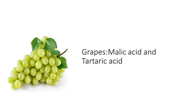 Acids in fruits and vegetables for teach | PPT