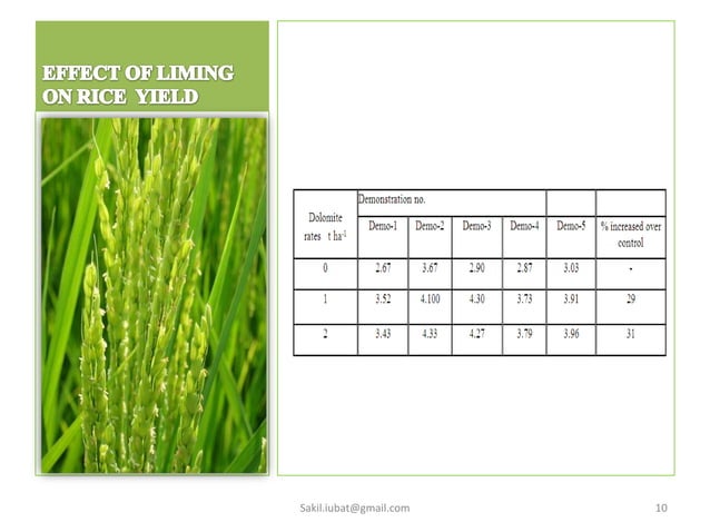 Acid soil amendment through liming | PPTX
