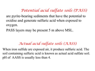Acid soil and impacts in sri lanka | PPTX