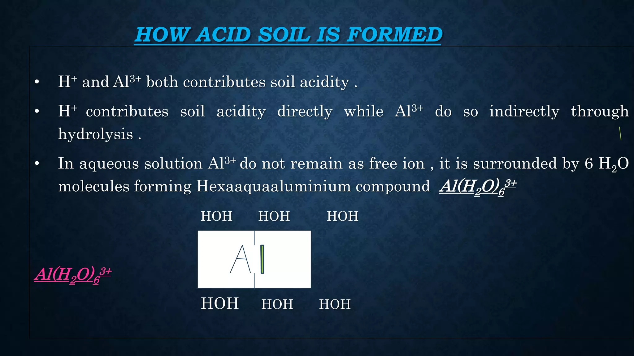 Acid soil and it's reclamation | PPTX