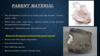 Acid soil and it's reclamation | PPTX
