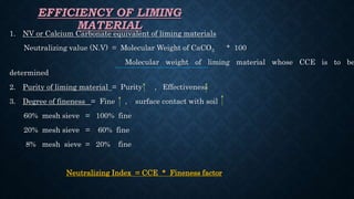 Acid soil and it's reclamation | PPTX