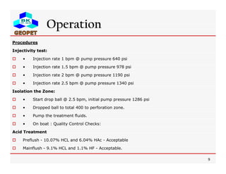 Acid stimulation treatment in oil and gas | PDF