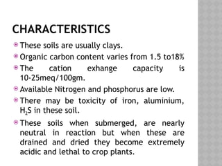 Acid sulphate soils - Types, formation, reactions, and characteristics ...