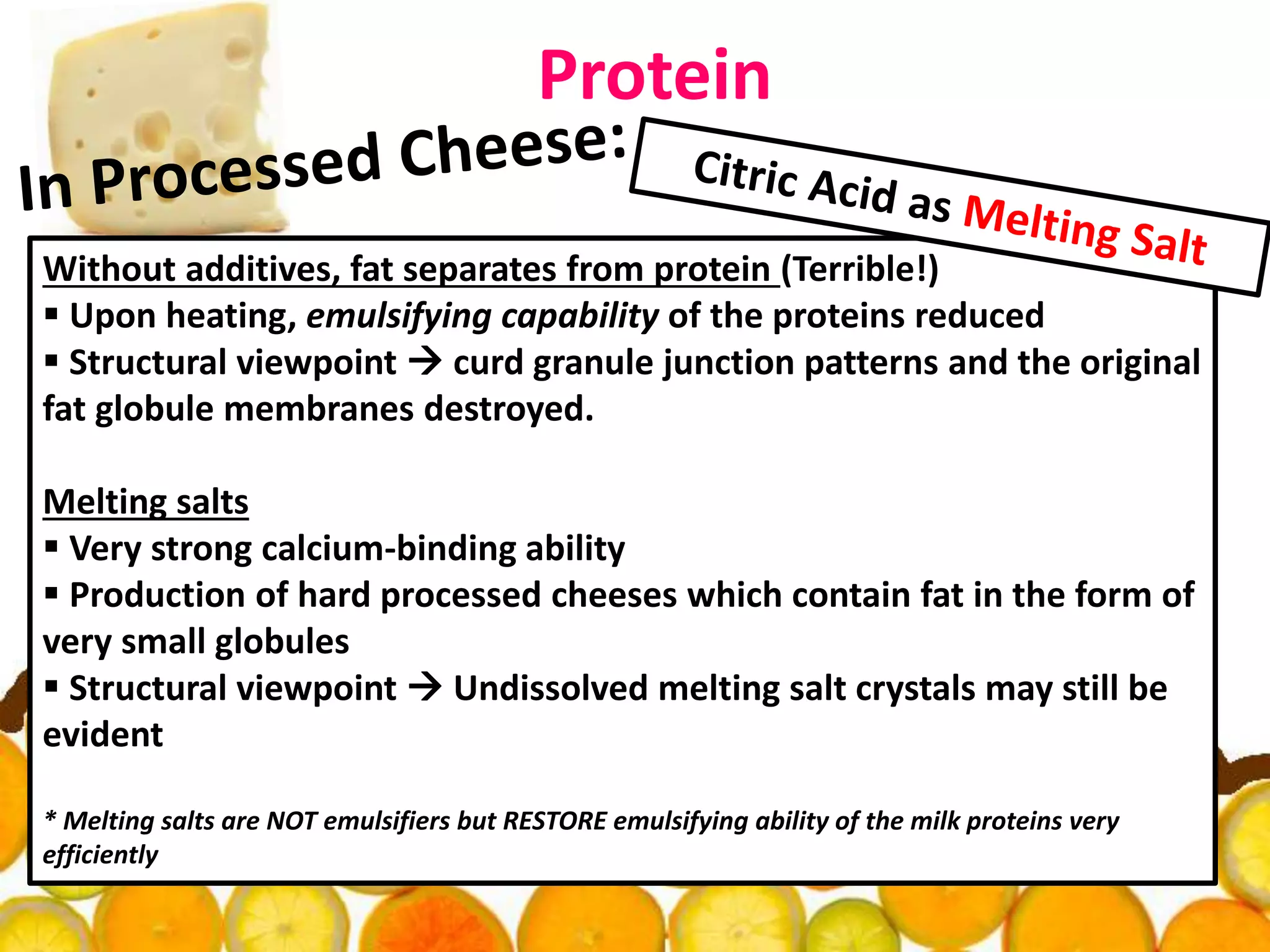Food Acidulants | PPSX