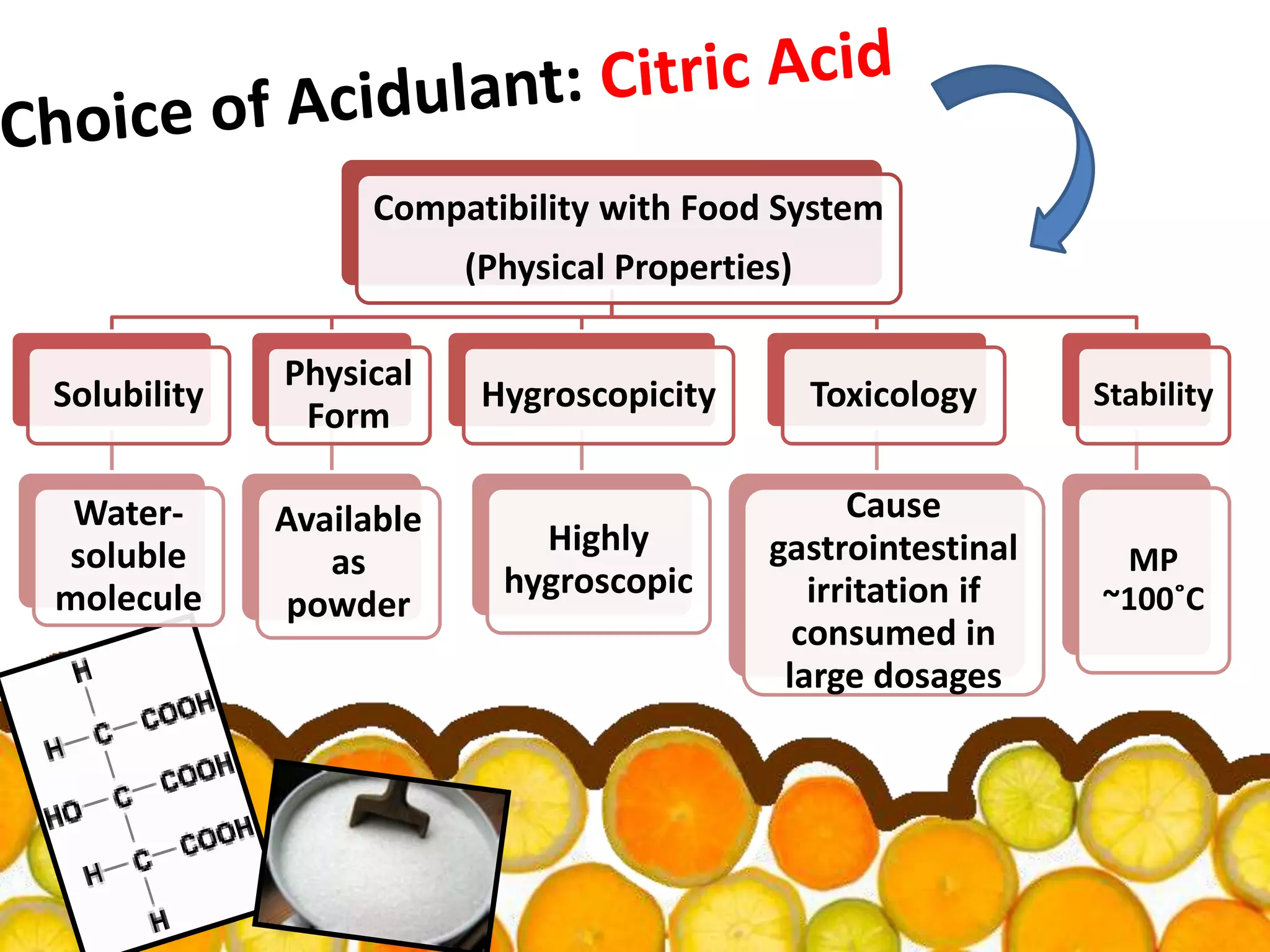 Food Acidulants | PPSX