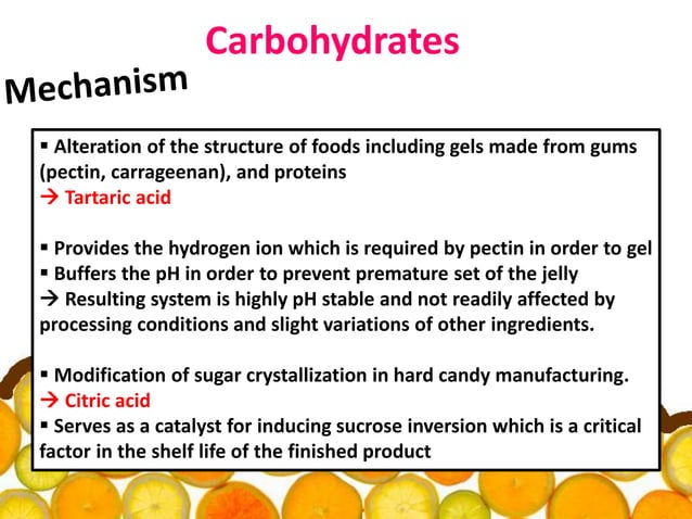 Food Acidulants | PPSX