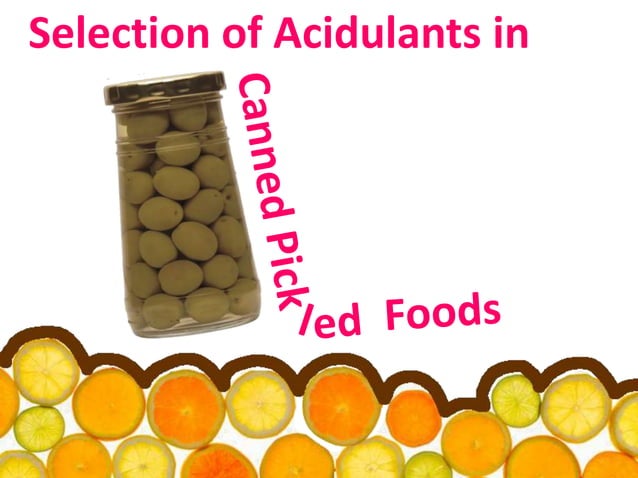 Food Acidulants | PPSX